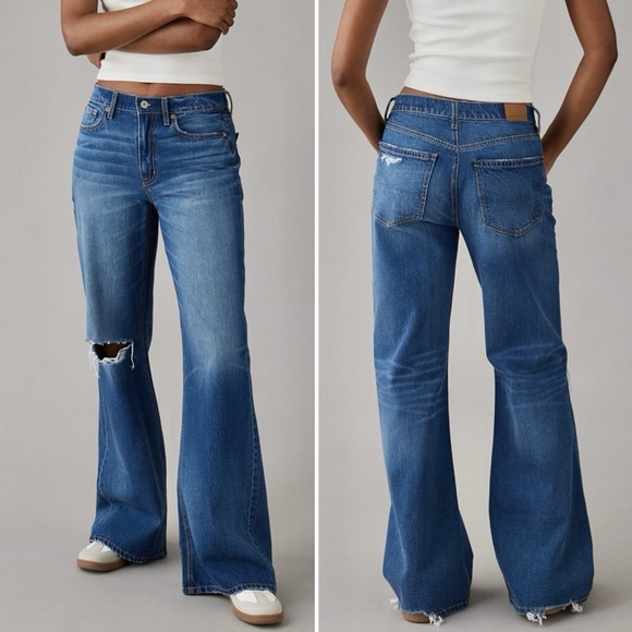 Low Rise Flare Jeans American Eagle